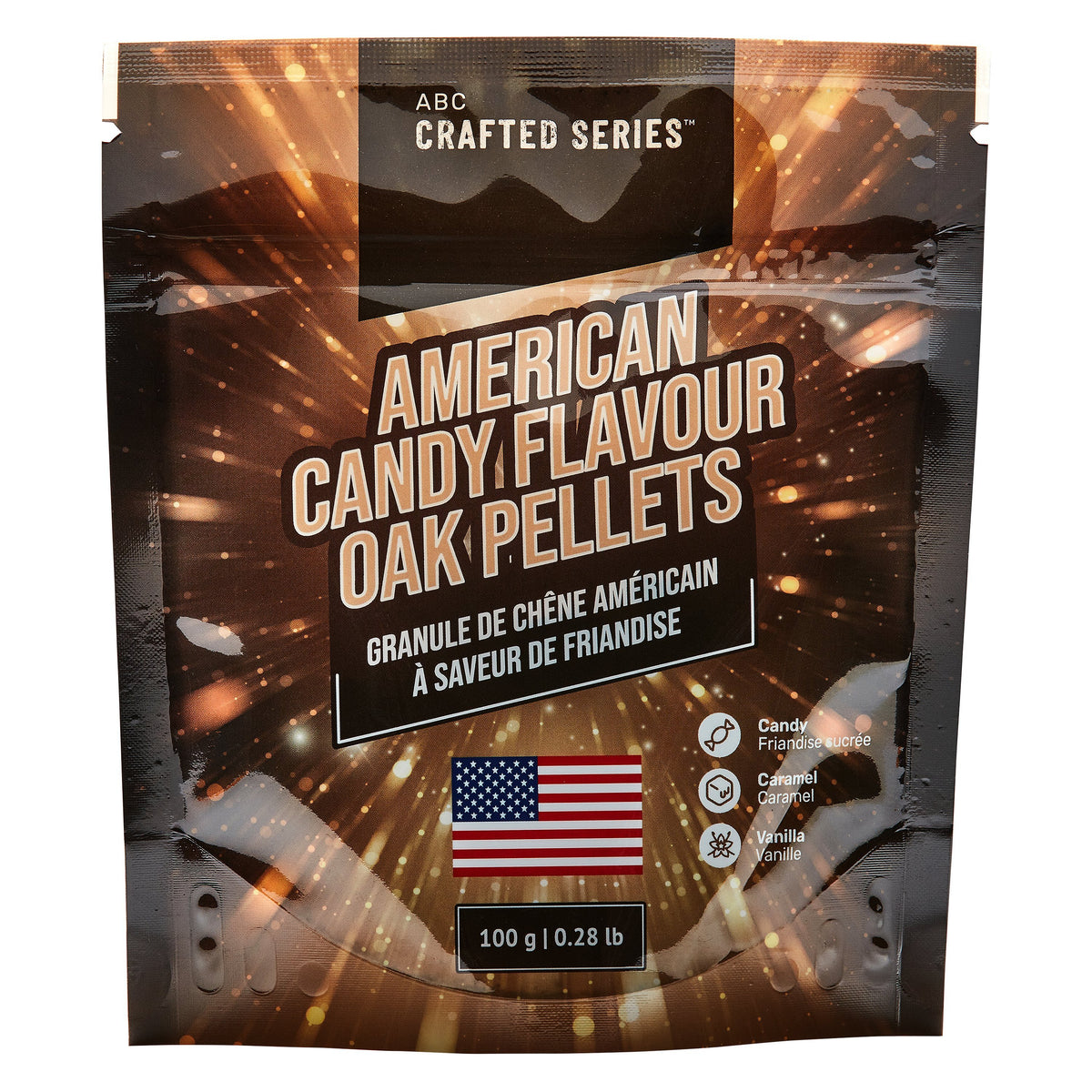 American Candy Flavour Oak Pellets (100g | 3.5 oz) – ABC CAD WHOLESALE