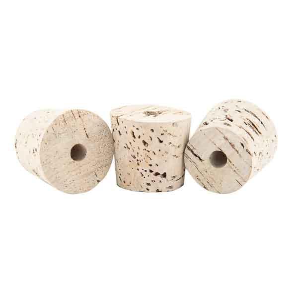 Tapered Cork #19 with 3/8 Bored Hole (38x43x36 mm) – ABC CAD WHOLESALE